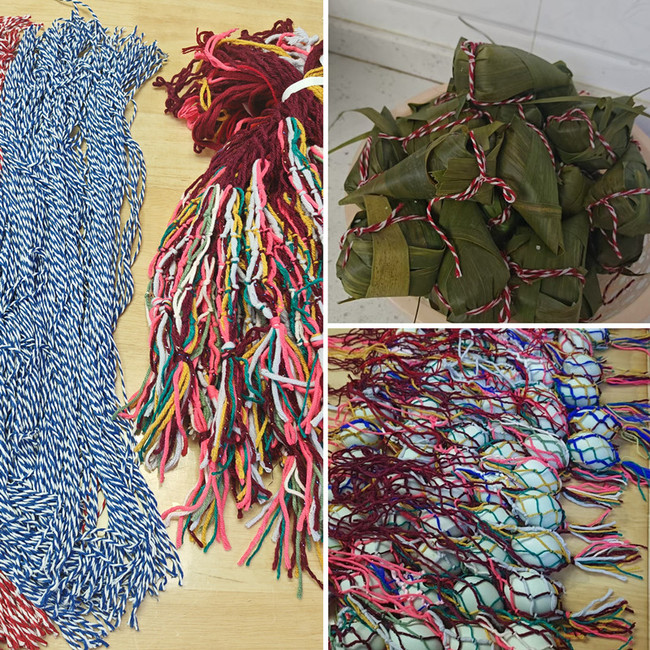 The college organizes international students to carry out traditional ...